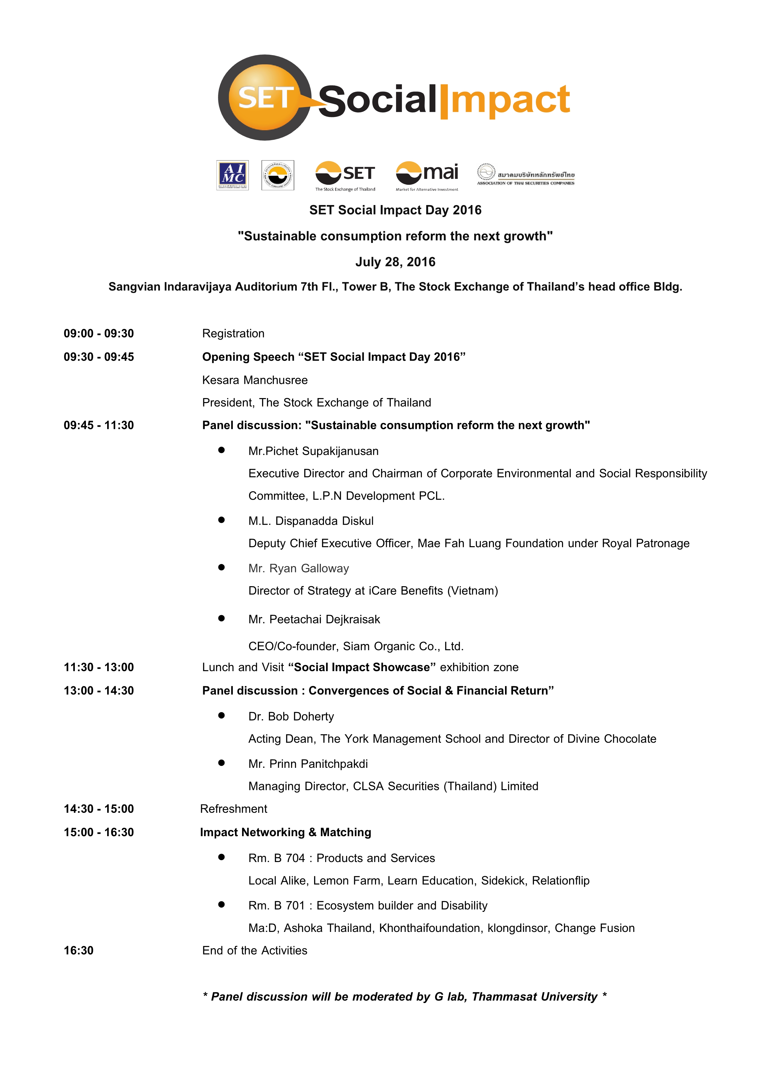 SET Social Impact Day 2016 | Eventpop